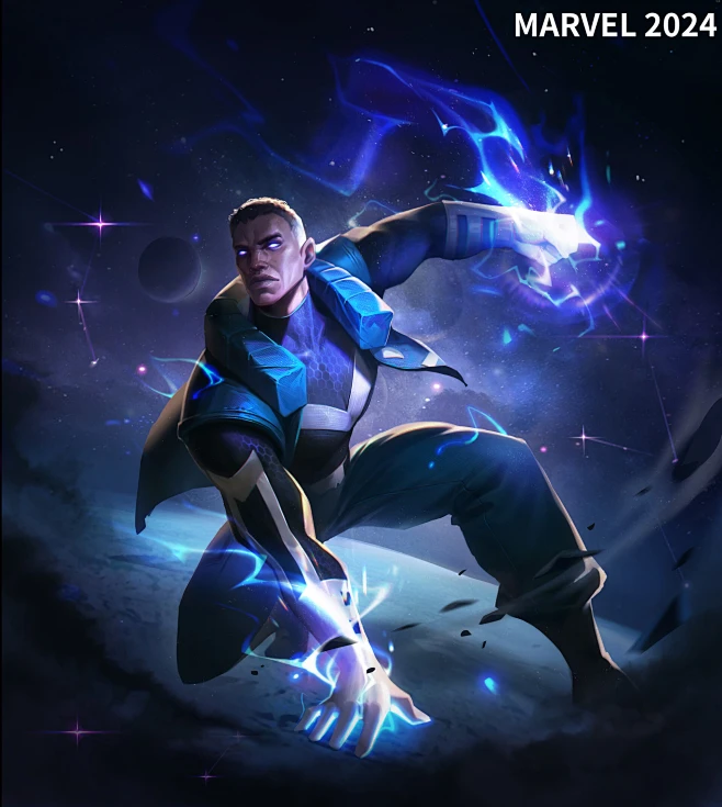 pandart-studio-blue-marvel-花瓣网