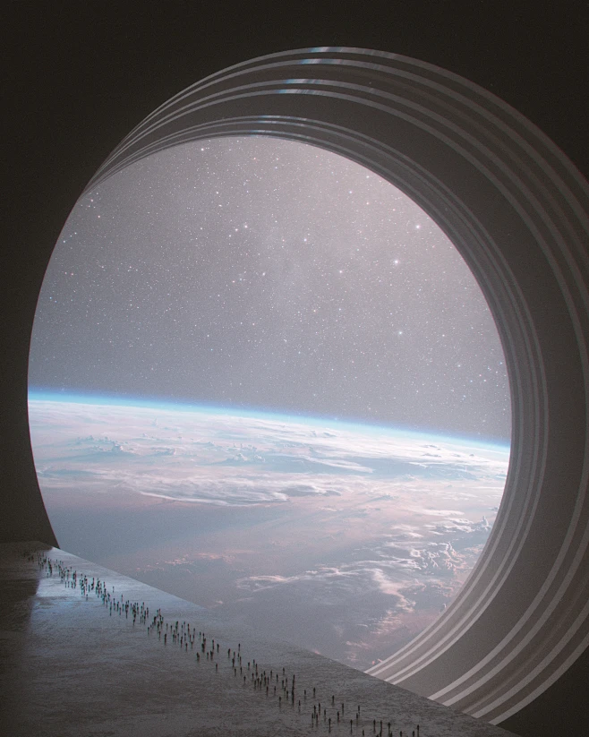 3D Adobe After Effects architecture CGI cinema4d Render-花瓣网