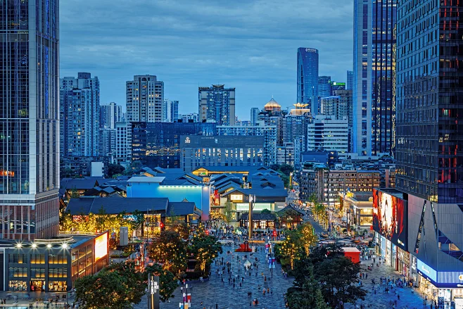 成都繁华商圈-花瓣网