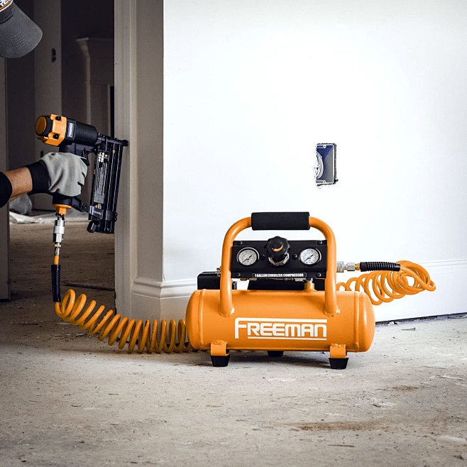 Amazon.com: Freeman PE1GCCK 20V Cordless 1 Gallon Air Compressor with 3 ...