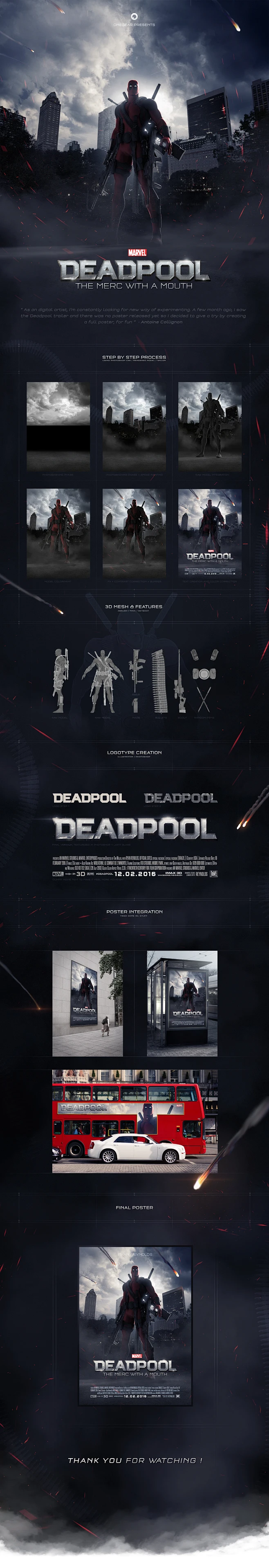 DEADPOOL : A few month ago I created a deadpool poster for fun and ...