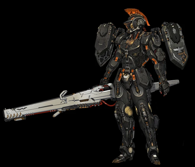 Sci-Fi Knight-花瓣网