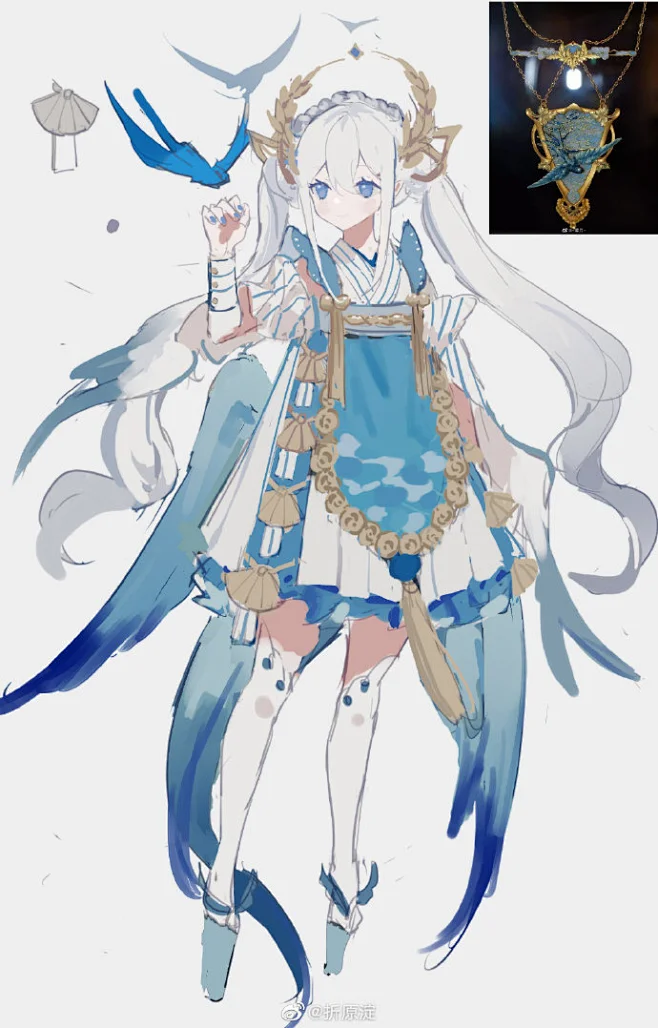 这周的首饰拟人P6凑数OTZ 表演一个越画越摸 -花瓣网