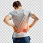 back pain transparent background