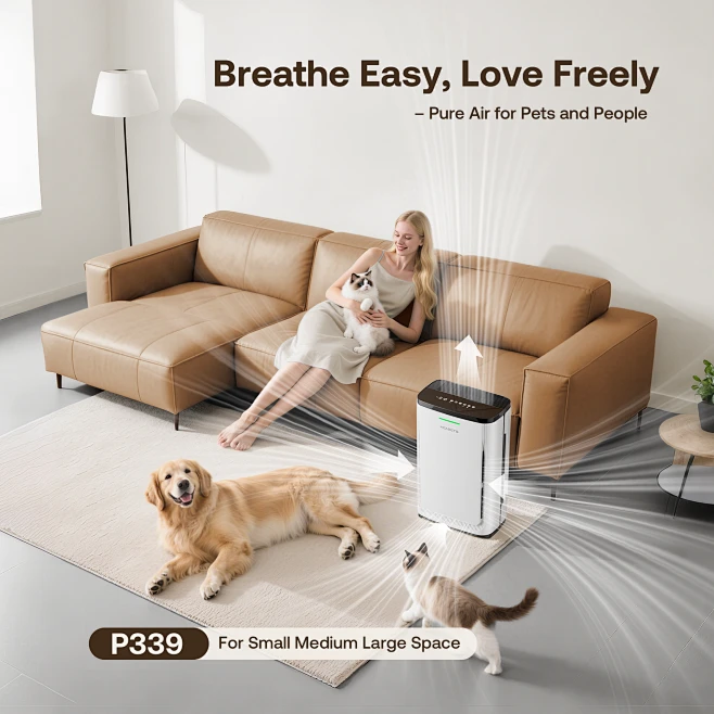 A15宠物空气净化器P339-花瓣网