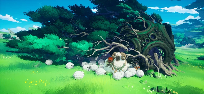 【UE】Stylized Practise-Wind-花瓣网