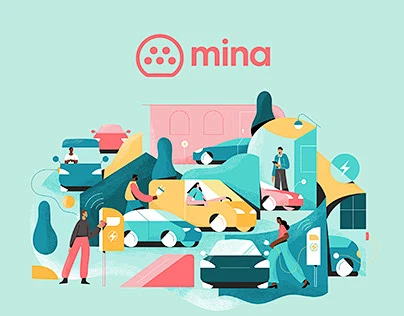 Mina Brand Illustrations-花瓣网