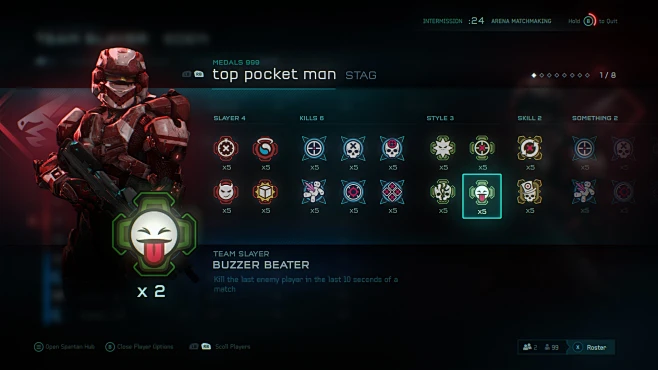 Halo 5: Guardian Beta Menu Concepts, Jeff Christy : Mockups for the ...