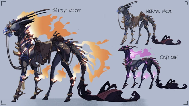 Fantasy mount-花瓣网