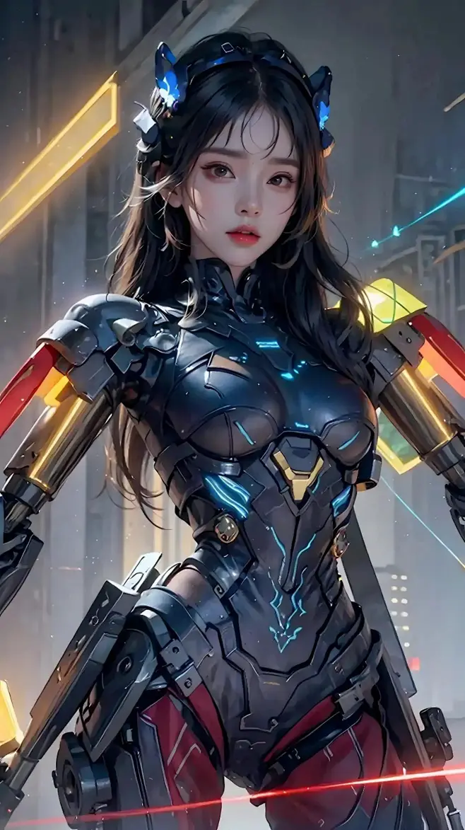 壁纸丨未来女神-AI生成角色-3D原创作品,微元素 - 电子,竞技,比赛 - Element3ds.com!-花瓣网