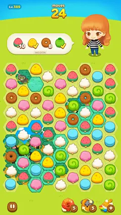 mobile game splash screen, puzzle block UI : momo ip 图片_天天爱消除图片素材-花瓣网