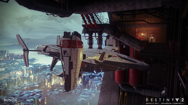 Destiny 2 - The Tower - Hangar District, Brandon Campbell : I did world ...