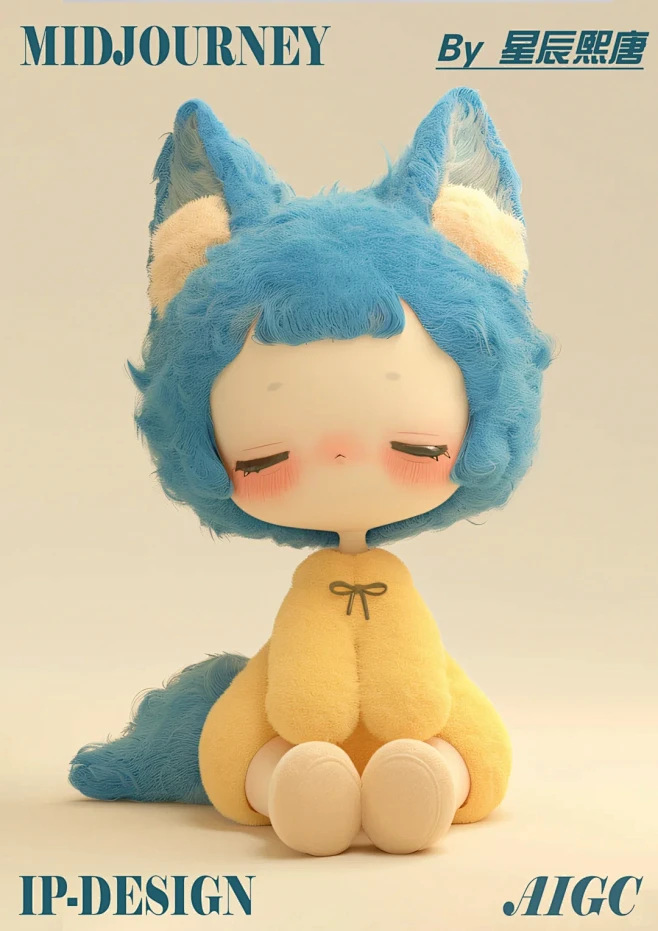 MIDJOURNEY IP 落地计划03 |毛茸茸系列 - 小红书-花瓣网