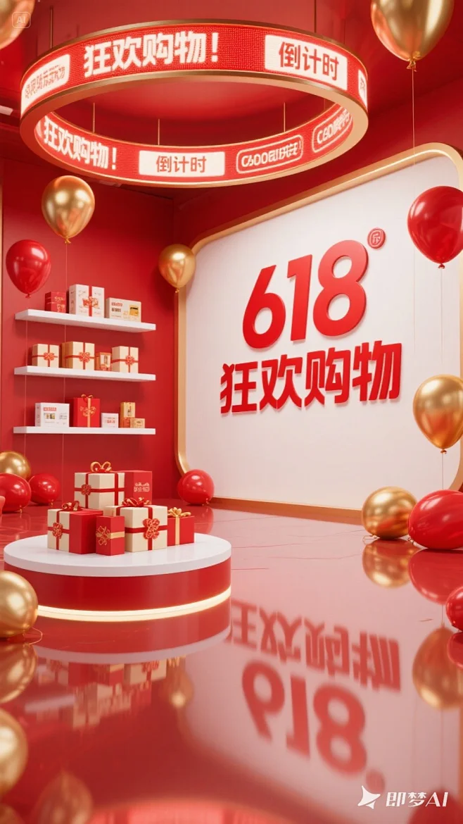 618大促直播间背景 (15)-花瓣网