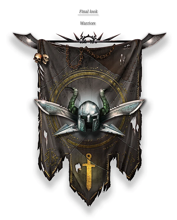 Earthcore: Shattered Elements - faction banners : war banners for game ...