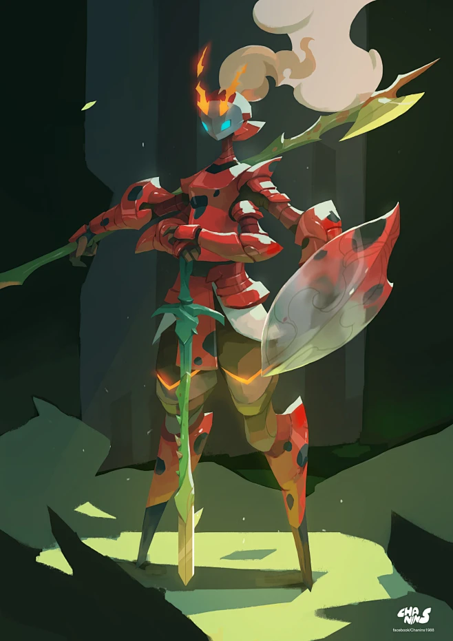 Beetles Knight, chanin suasungnern : Character Design Challenge "insect ...