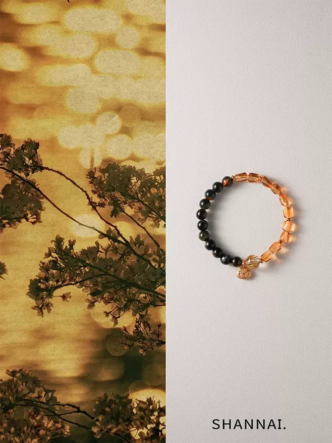 shannai原创「璟澄」新中式天然黄水晶虎眼石手串国风串珠手链-淘宝网-花瓣网