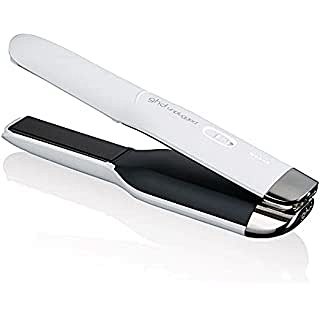 ghd Unplugged Styler - Cordless Flat Iron in white, travel friendly ...