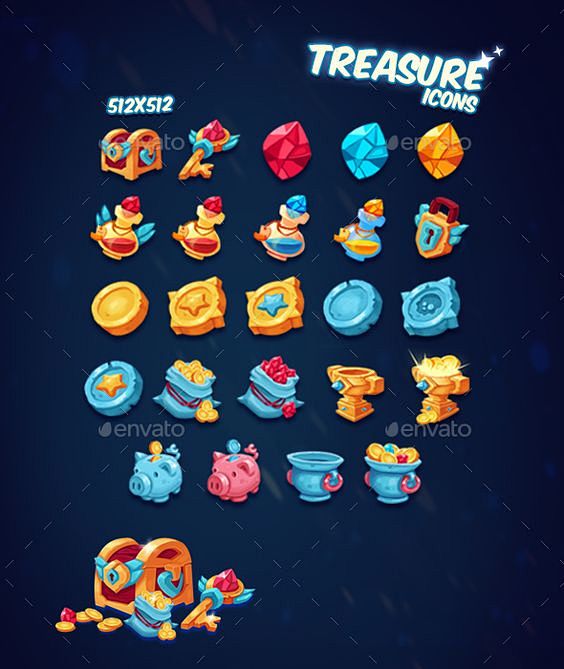 Treasure Icons Pack