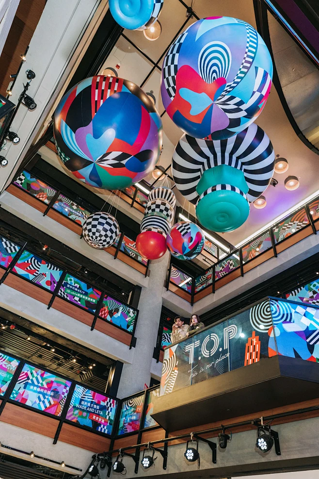 artwork augmented reality campaign color inflatables maze Hong Kong ...