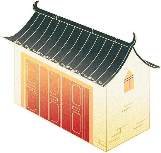 精致国潮可爱娃组建人物插画农舍-花瓣网