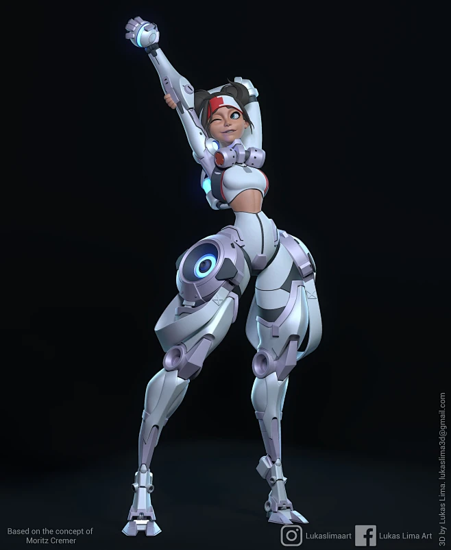 巴西3D设计师 Lukas Lima 作品欣赏 | 游戏资源 | 3D角色作品 | 游戏开发 | 微元素 - 角色参考,角色赏析,3D参考,可视化,脚本,节点,PlayMaker ...