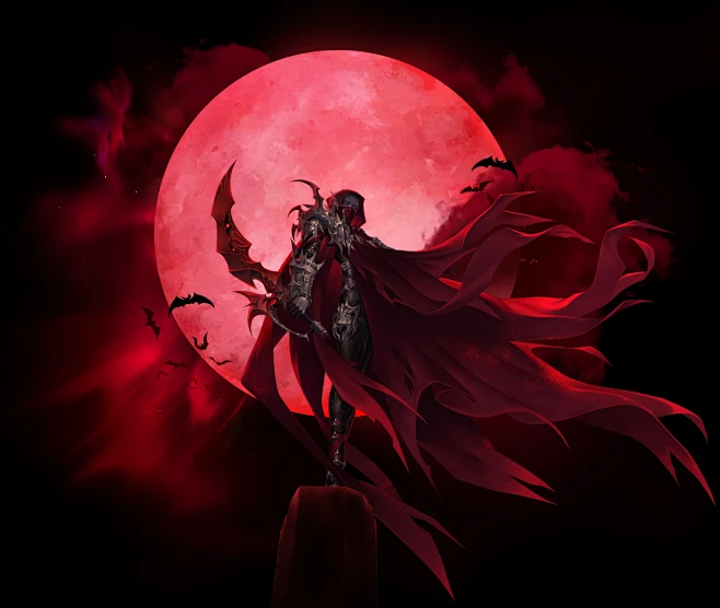 Red Moon-花瓣网
