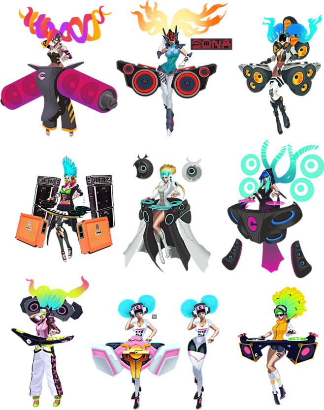 @图维画社 《LOL英雄联盟》-全英雄全皮肤官方原画设定合集4000P -花瓣网