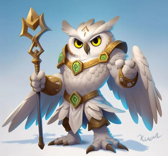 Owl Warrior, Long Yun-花瓣网