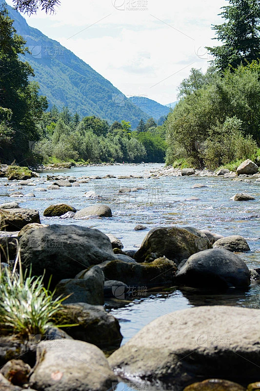 意大利的河流素材-花瓣网