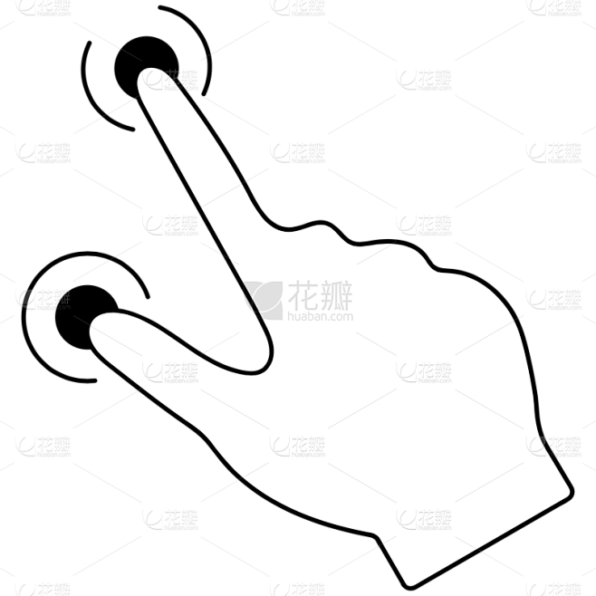 ICON-简约操作手势icon4