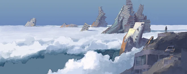 sky, Dawei Lu : sky by Dawei Lu on ArtStation.-花瓣网