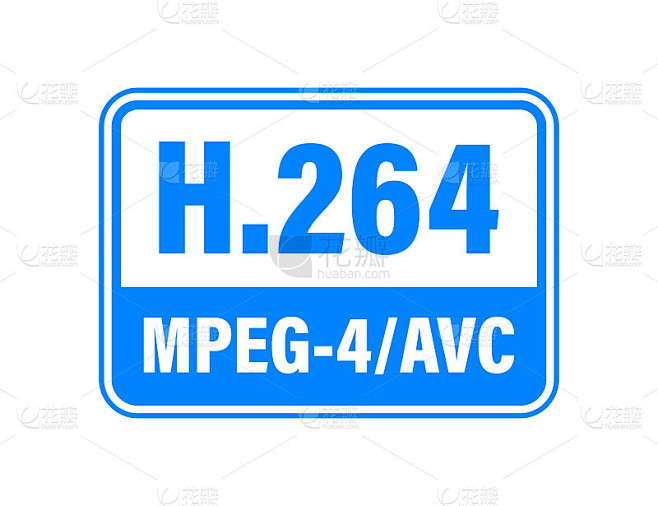 H.264 video compression standard. Vector stock ill