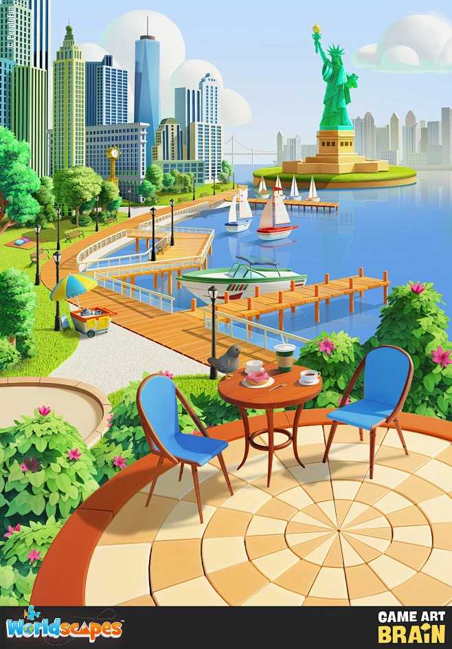 WorldScapes - New York-花瓣网