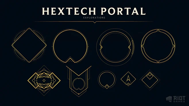 RIOT GAMES league of legends Wild Rift Tencent visual design portal ...