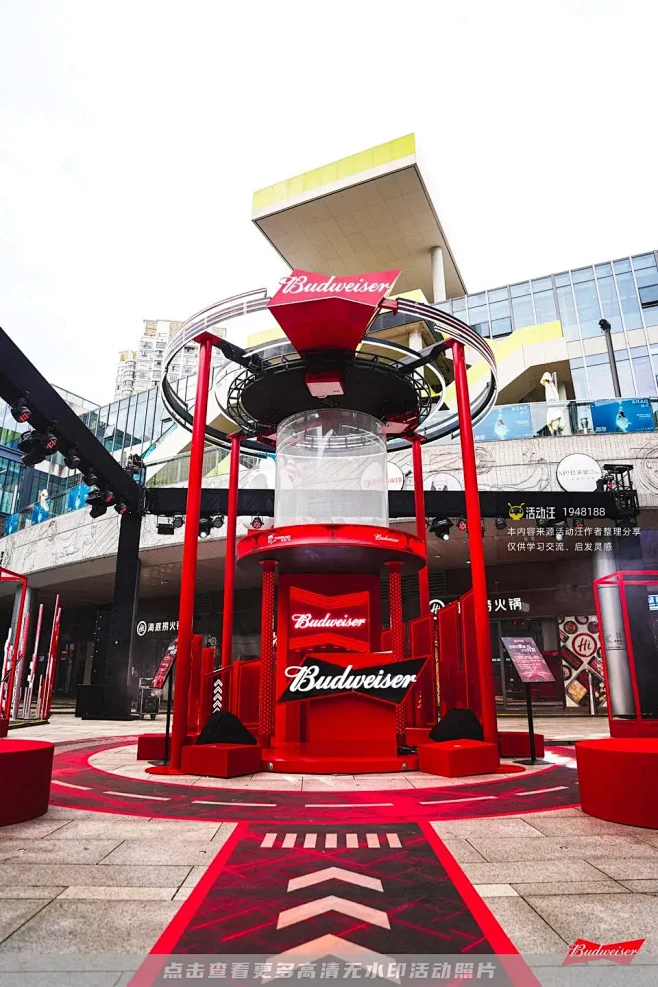 百威不夜城 - 宁波站_快闪店图集-活动汪，更多高清无水印照片请关注@活动汪-花瓣网
