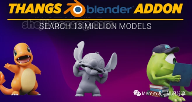 Thangs Blender Addon 是一个快速扩展的存储库，包含超过 1400 万个免费 3D 模型。它具有各种装饰性、实用性和可打印 ...