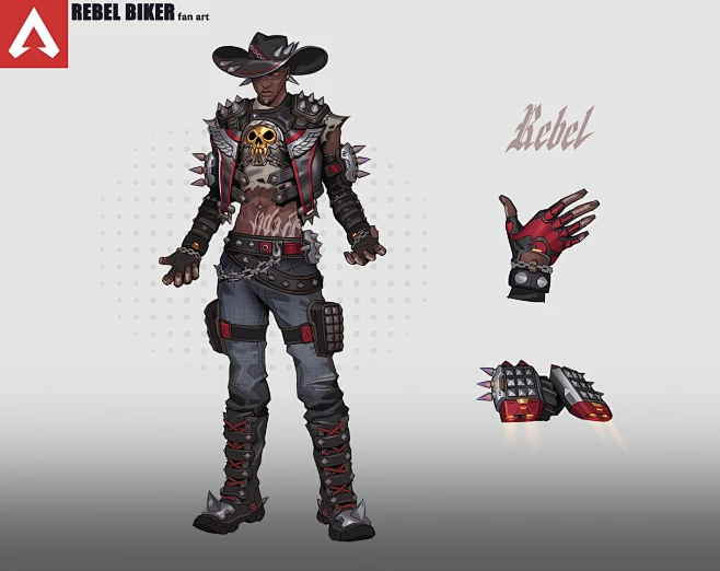 REBEL BIKER apex fan art-花瓣网
