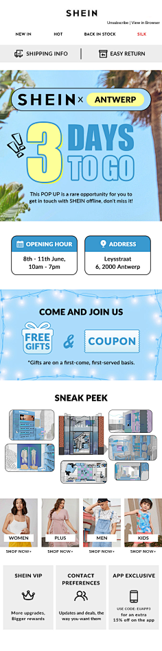 SHEIN|跨境电商|EDM|页面|banner|纯文字H1-花瓣网|陪你做生活的设计师 | SHEIN