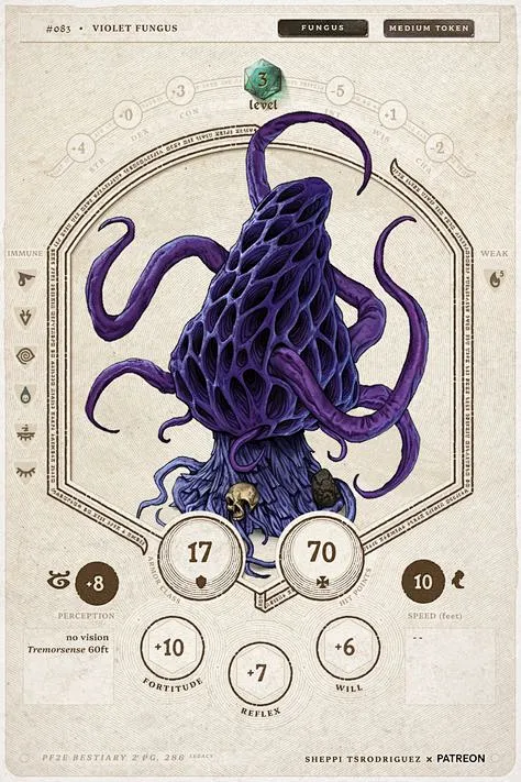Violet Fungus LVL 3 | Stats-花瓣网