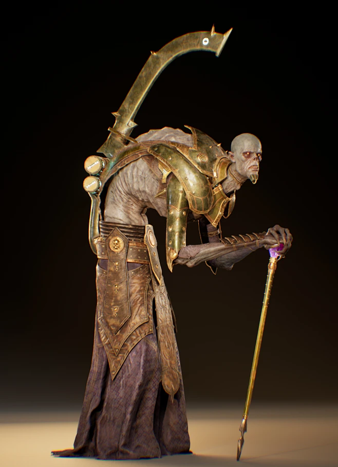 DOOM Hell Priest Realtime Fan Art, , BrainClay - CGSociety-花瓣网