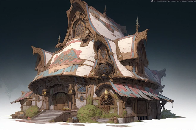 Dwarf house-花瓣网
