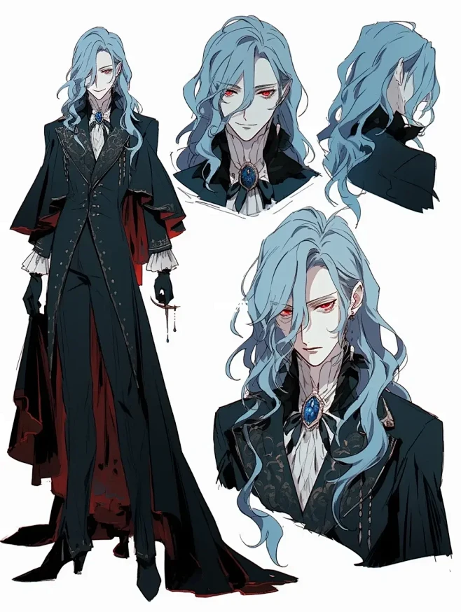 角色｜吸血鬼｜西幻服饰-花瓣网