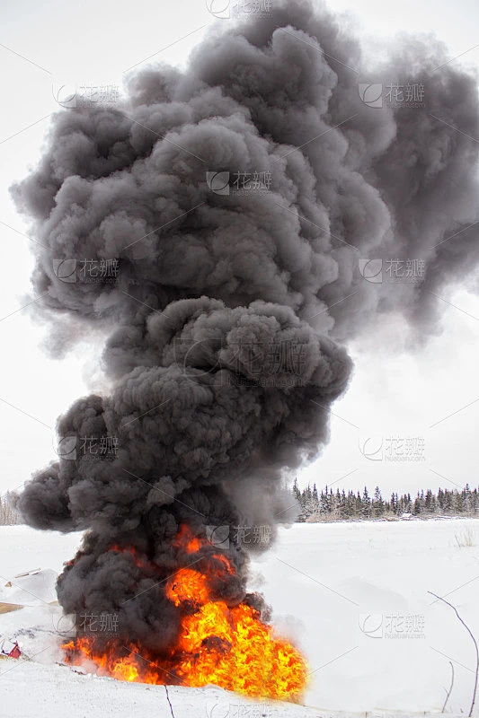 滚滚黑烟素材-花瓣网