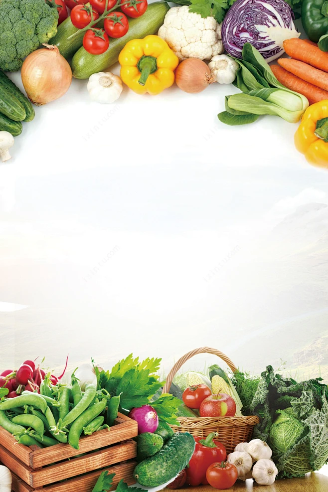 清新水果蔬菜食材psd背景图_新图网 https://ixintu.com 卡通海报 手绘海报 文艺海报 水果海报 清新 水果背景 水果店 水果宣传-花瓣网
