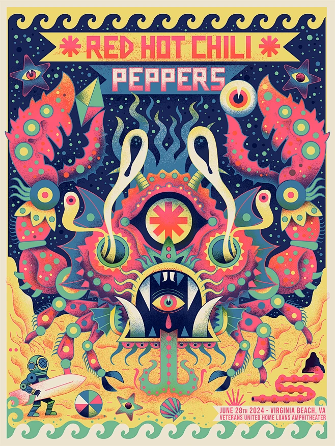 ILLUSTRATION Graphic Designer visual identity gig poster Character ...