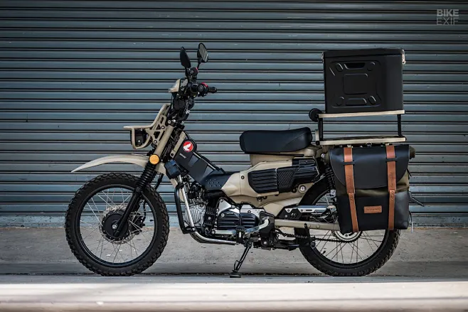 Custom Honda CT125 adventure bike-花瓣网