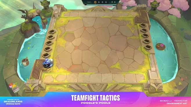 TFT Set 7.5 Arena 3D Environmental art from TEAMFIGHT TACTICS by RIOT GAMES-花瓣网