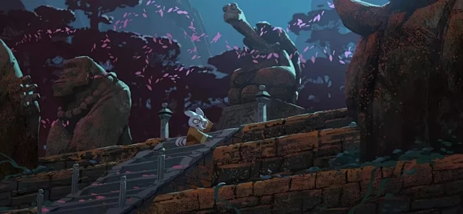 【不定期分享】第140期：美国画师 Arthur Fong 为《功夫熊猫》打造的中国风场景作品 : 国潮风暴来袭，你喜欢《功夫熊猫》吗？-花瓣网