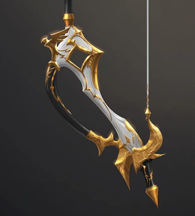 [TUTORIAL SPEED PAINTING] LEGENDARY HAWK BOW, Muel Kim-花瓣网